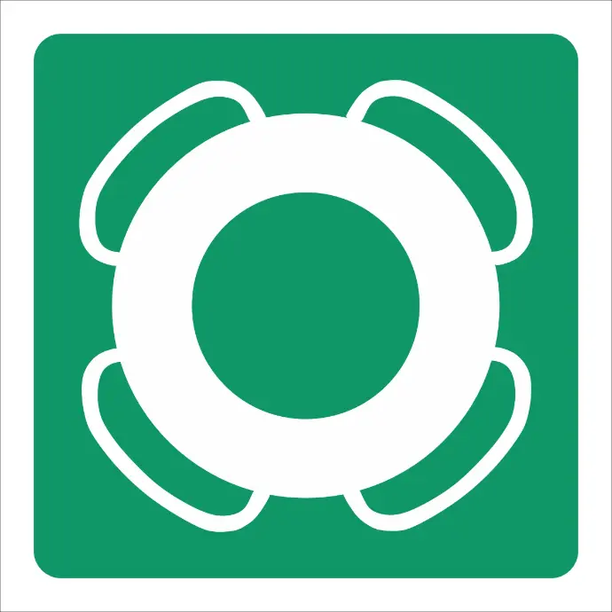 GA30 - SABS Lifebuoy safety sign | Safety Signs & Equipment